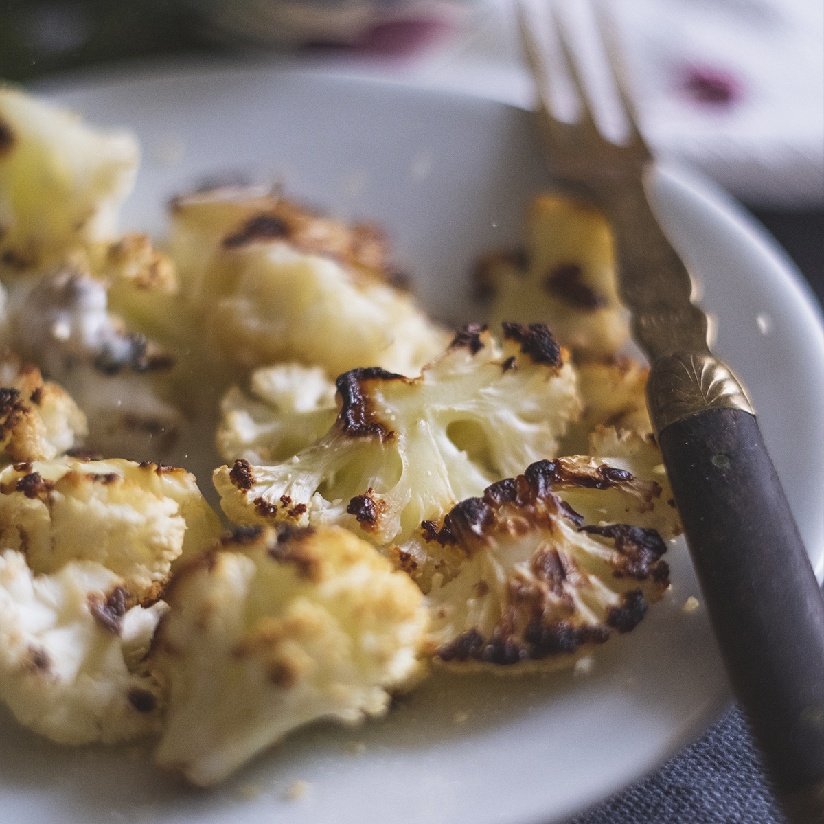 Lemon and Garlic Roasted Cauliflower | Vitamin Sea Collective